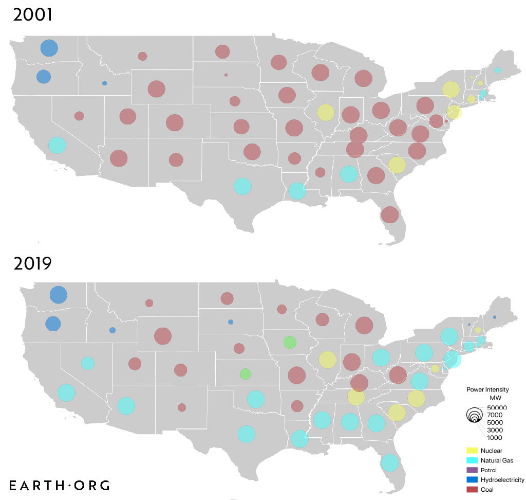 Mapping the US Clean Energy Transition | Earth.Org