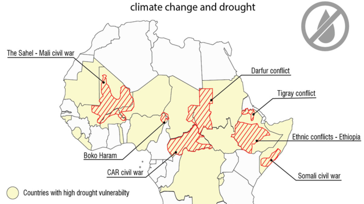 Droughts In Africa Map
