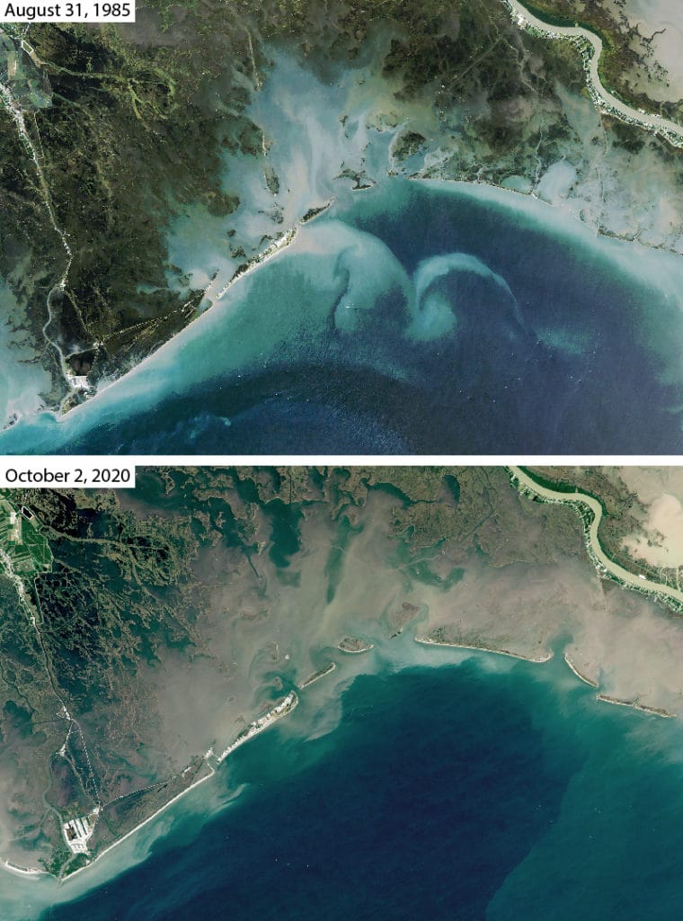 NASA Imagery: Louisiana is Losing its Coastline | Earth.Org