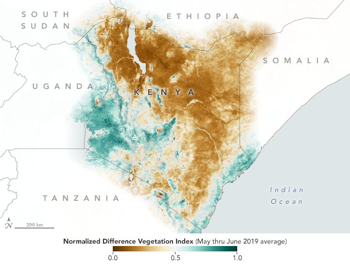 How NASA Satellite Data Helps Fight Food Insecurity in Kenya | Earth ...