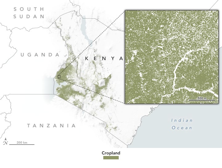 Kenya Map Satellite