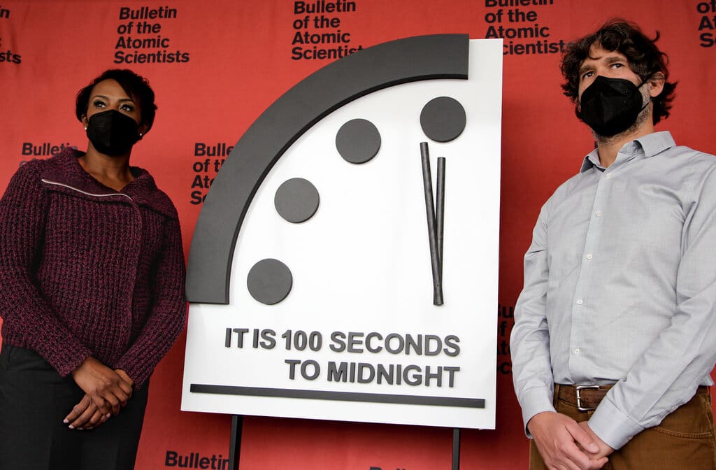 Doomsday Clock Remains Unchanged at 100 Seconds to Midnight | Earth.Org