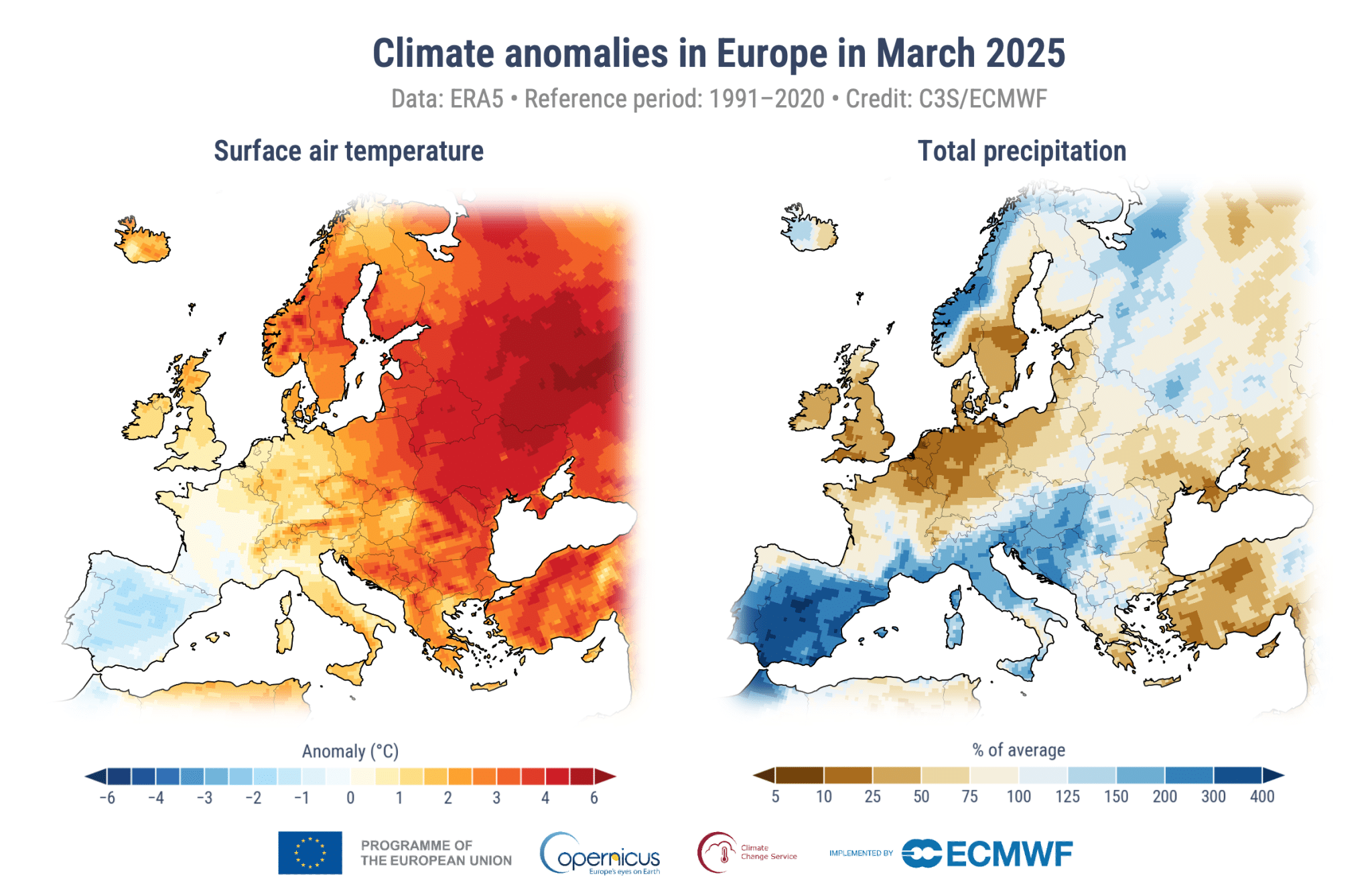 March 2025 Was Europe's Hottest on Record | Earth.Org