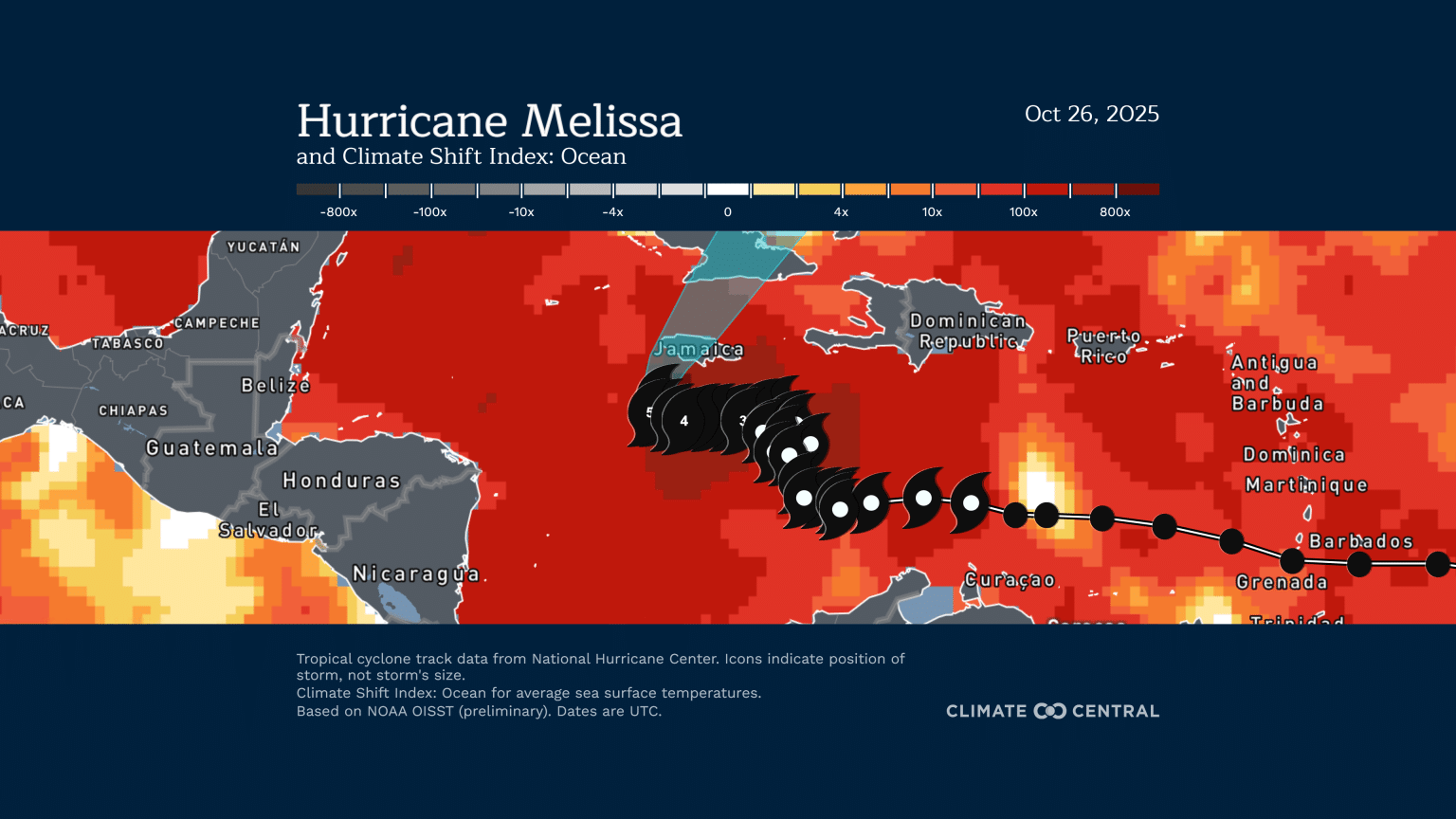 Hurricane Melissa, Strongest Storm of the Year, Nears Jamaica